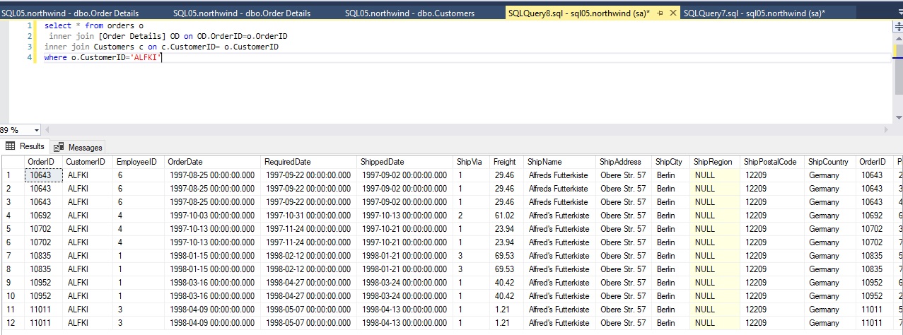 ديفكوم- SQL INNER JOIN التفاصيل
